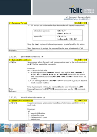 Telit at commands_reference_guide_r11 | PDF