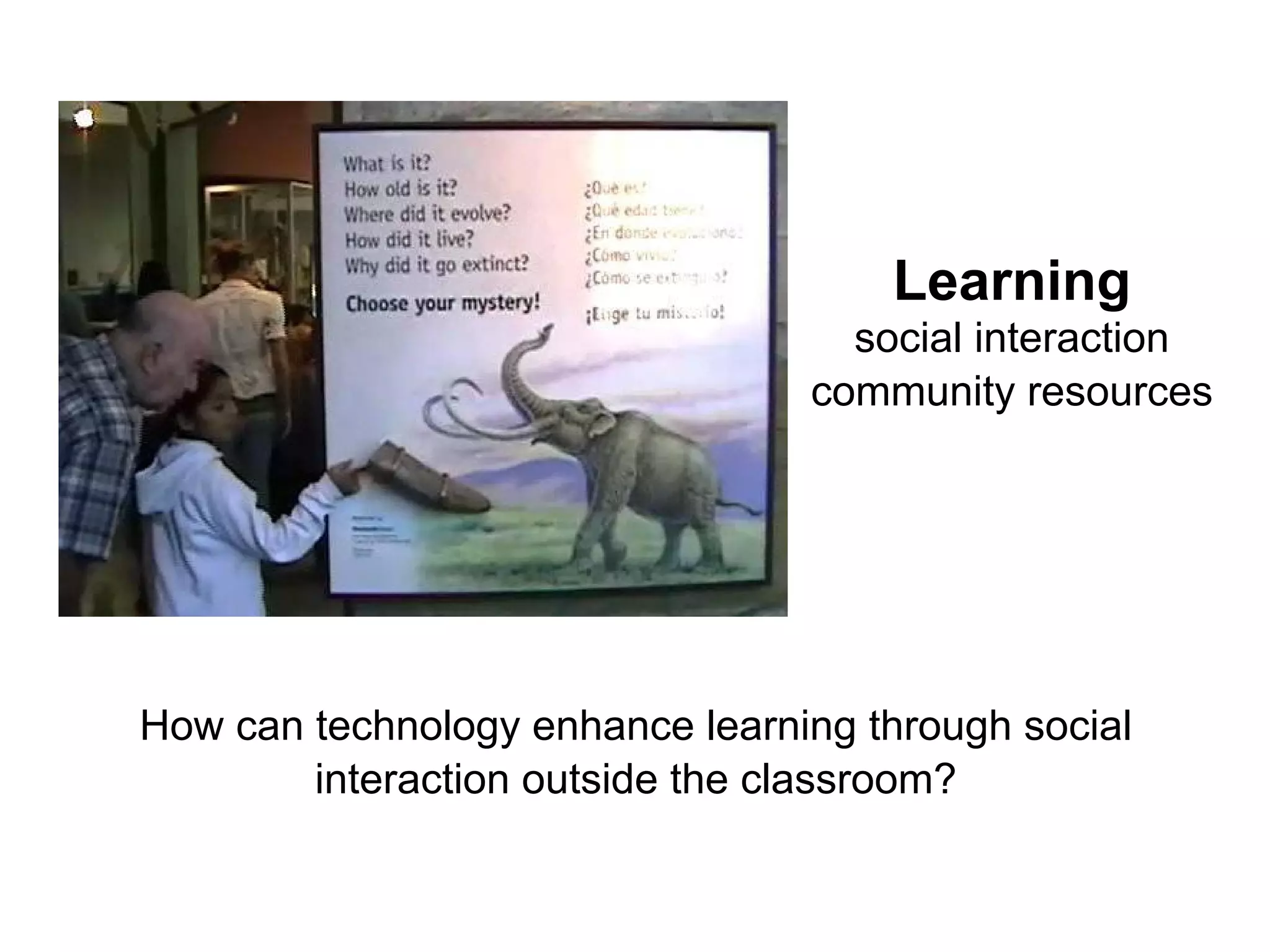 Tel k12 informal embodied learning | PPT