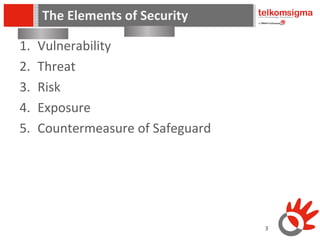 Telkom Sigma Software Security System v1 | PPT | Information and ...