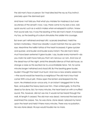 Tell tale heart | DOC