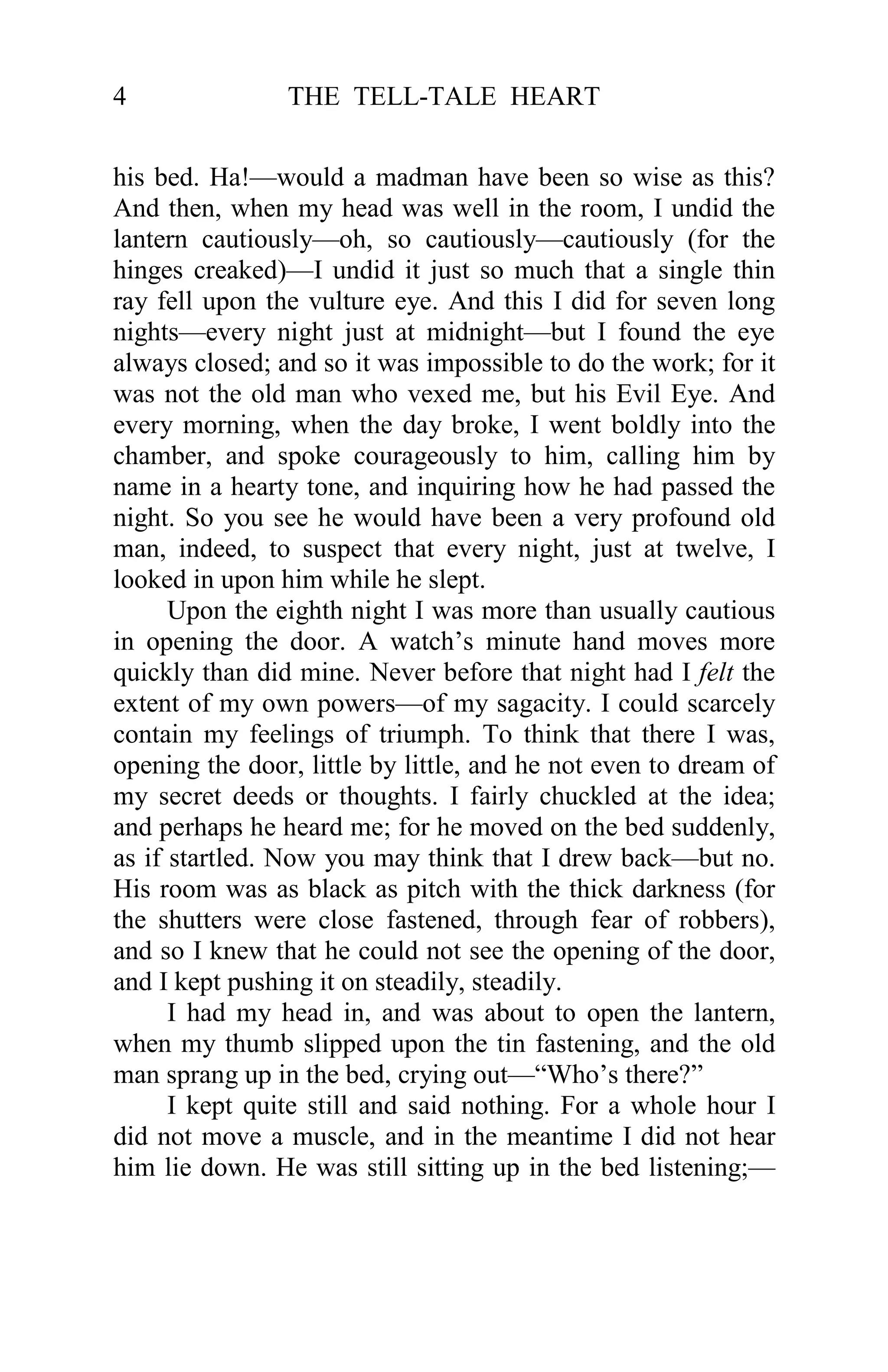 Tell tale heart | PDF