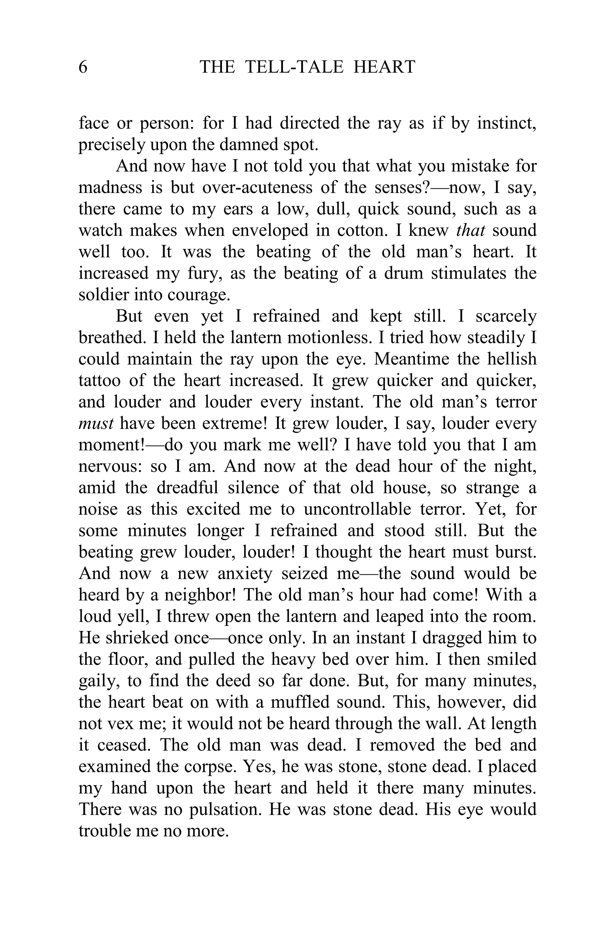 Tell tale heart | PDF