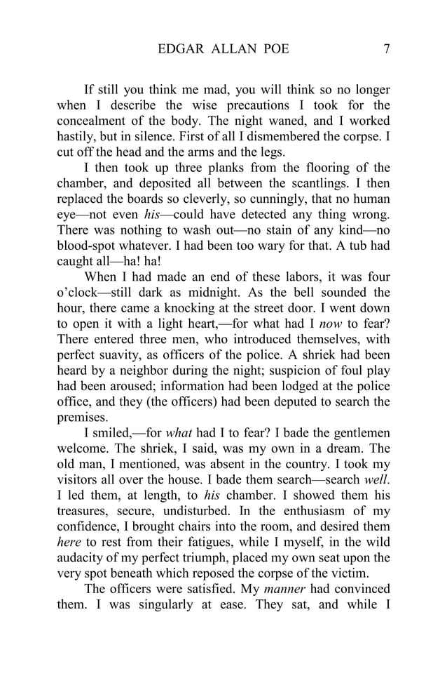 Tell tale heart | PDF