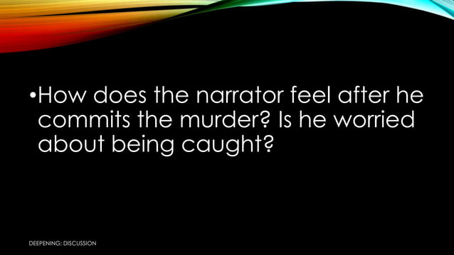 Tell tale heart | PPT