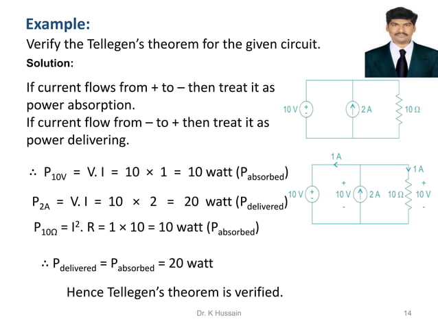 Tellegen’s-Substitution-Reciprocity-Theorem.ppt | Computer Networking | Computing