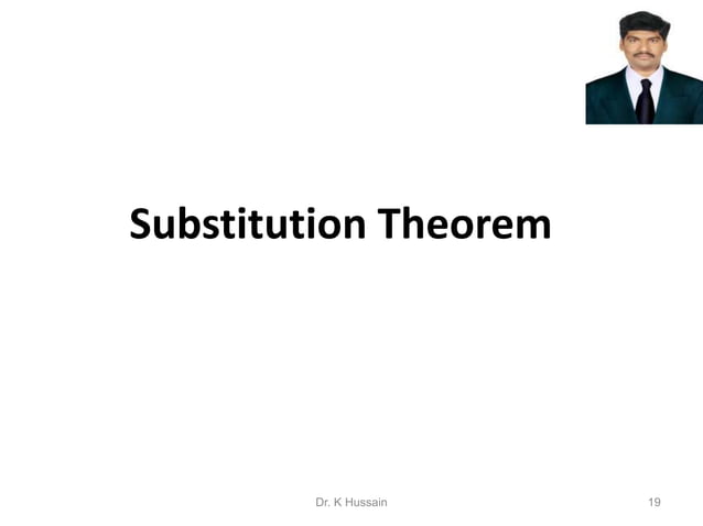 Tellegen’s-Substitution-Reciprocity-Theorem.ppt | Computer Networking | Computing
