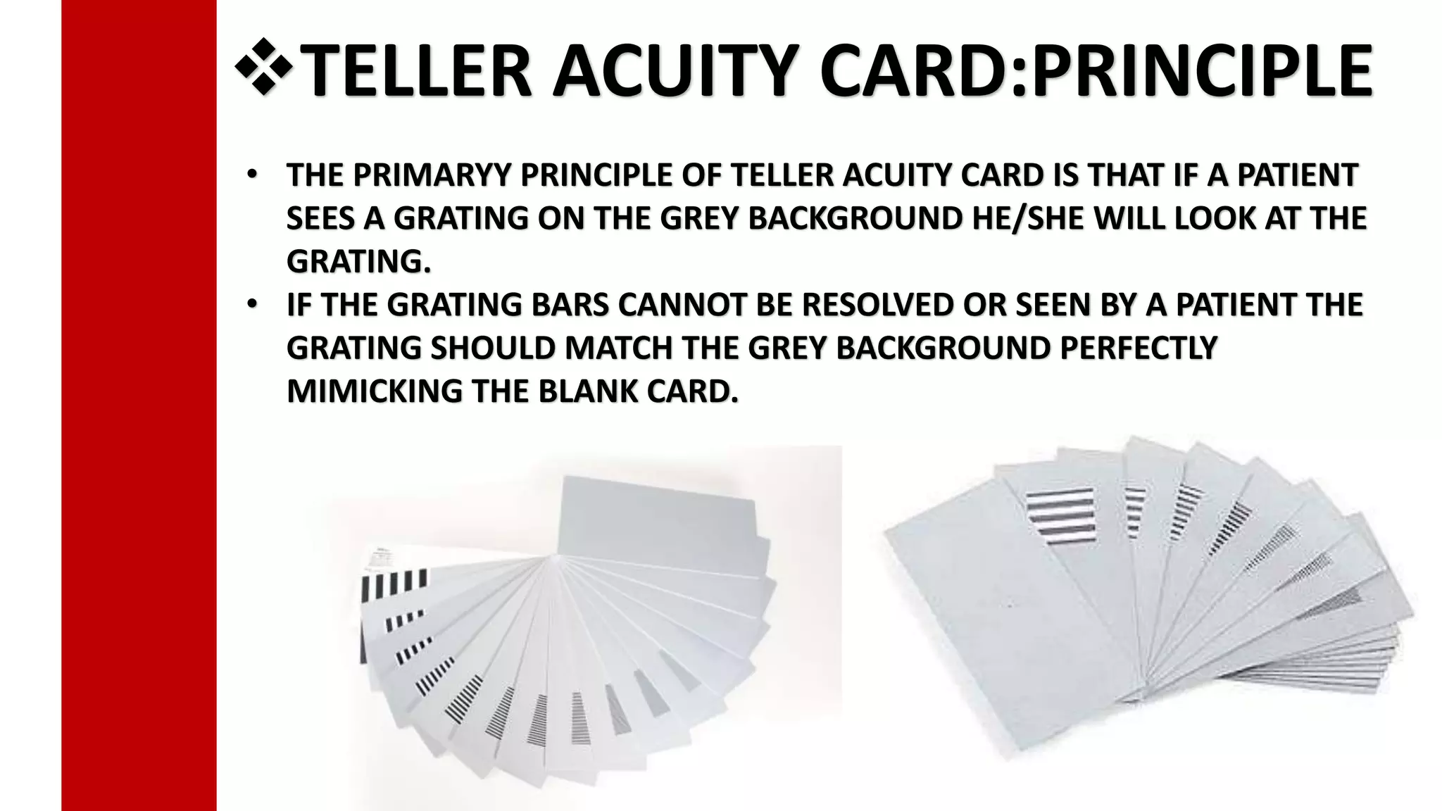 Teller acuity card | PPTX