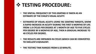 Teller acuity card | PPTX