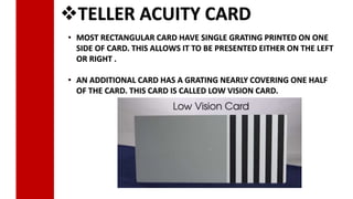Teller acuity card | PPTX