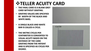 Teller acuity card | PPTX