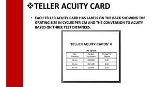 Teller acuity card | PPTX