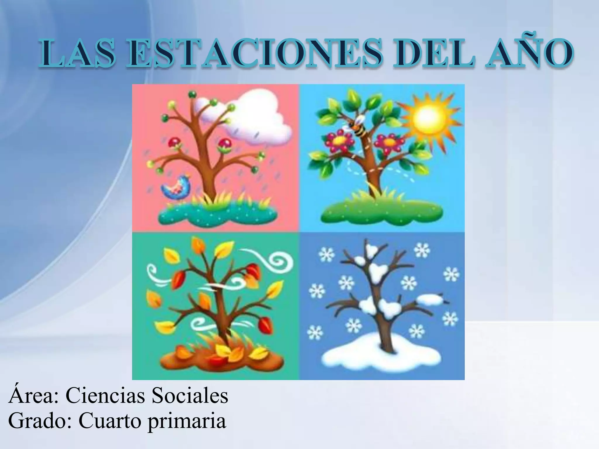 Las Estaciones del Año. | PPT