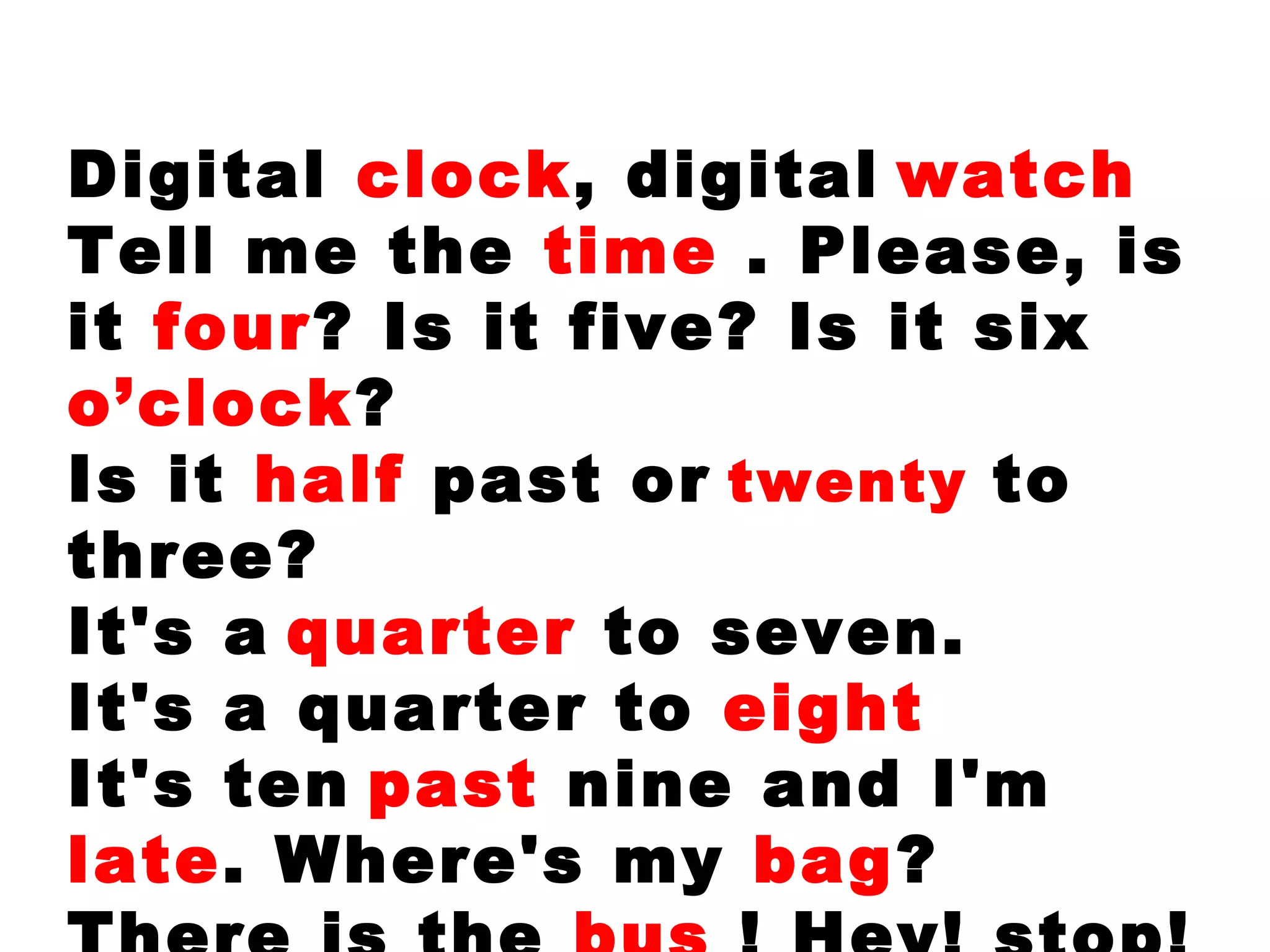 Telling time | PPT