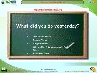 Telling about past events | PPTX