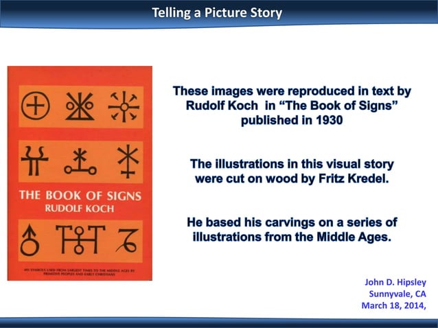 Telling a Picutre Story - The Vicissitudes of Human Life in Symbols | PPTX