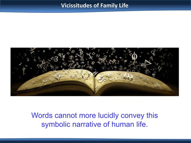 Telling a Picutre Story - The Vicissitudes of Human Life in Symbols | PPTX