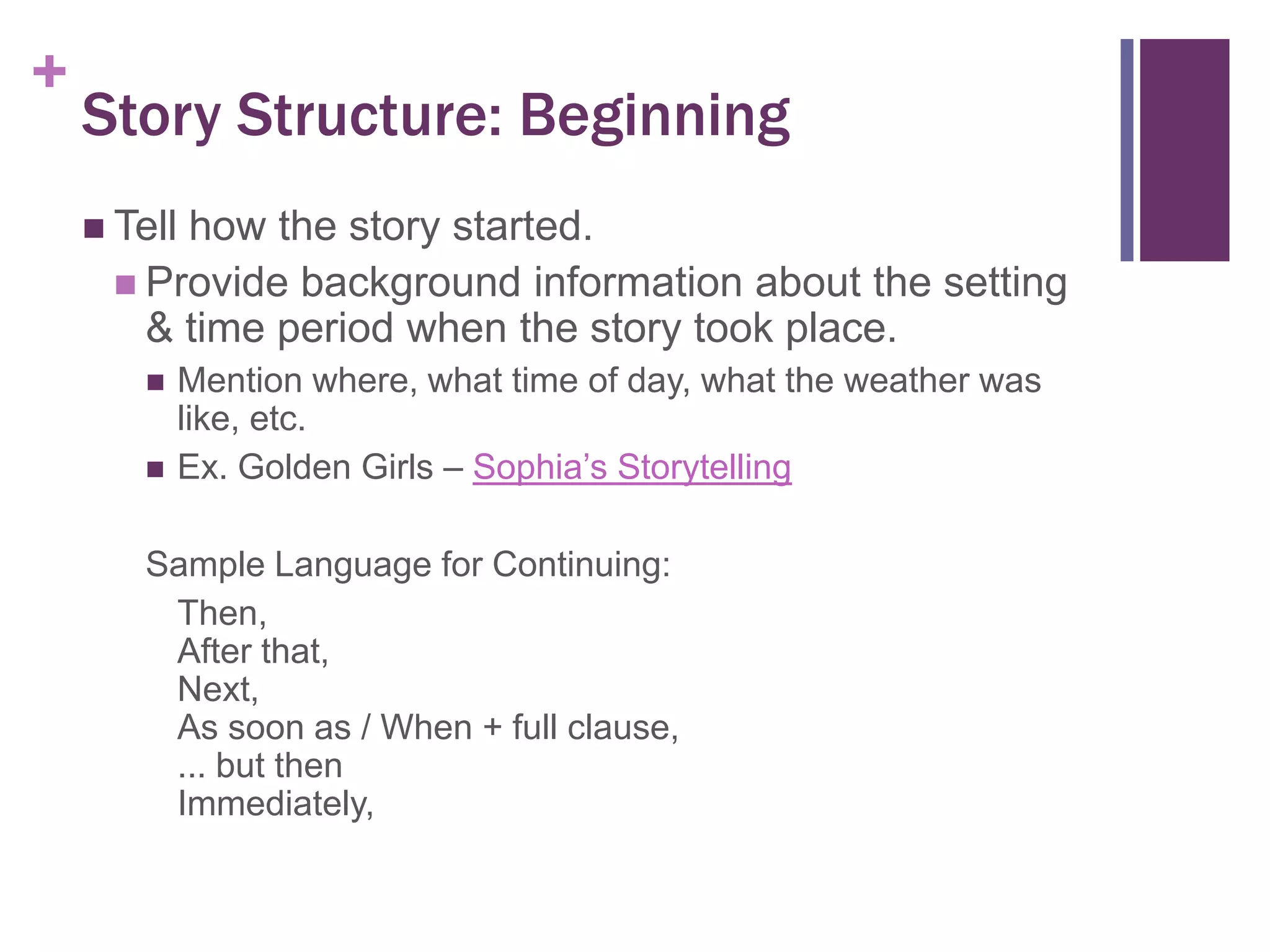 Telling a story | PPTX