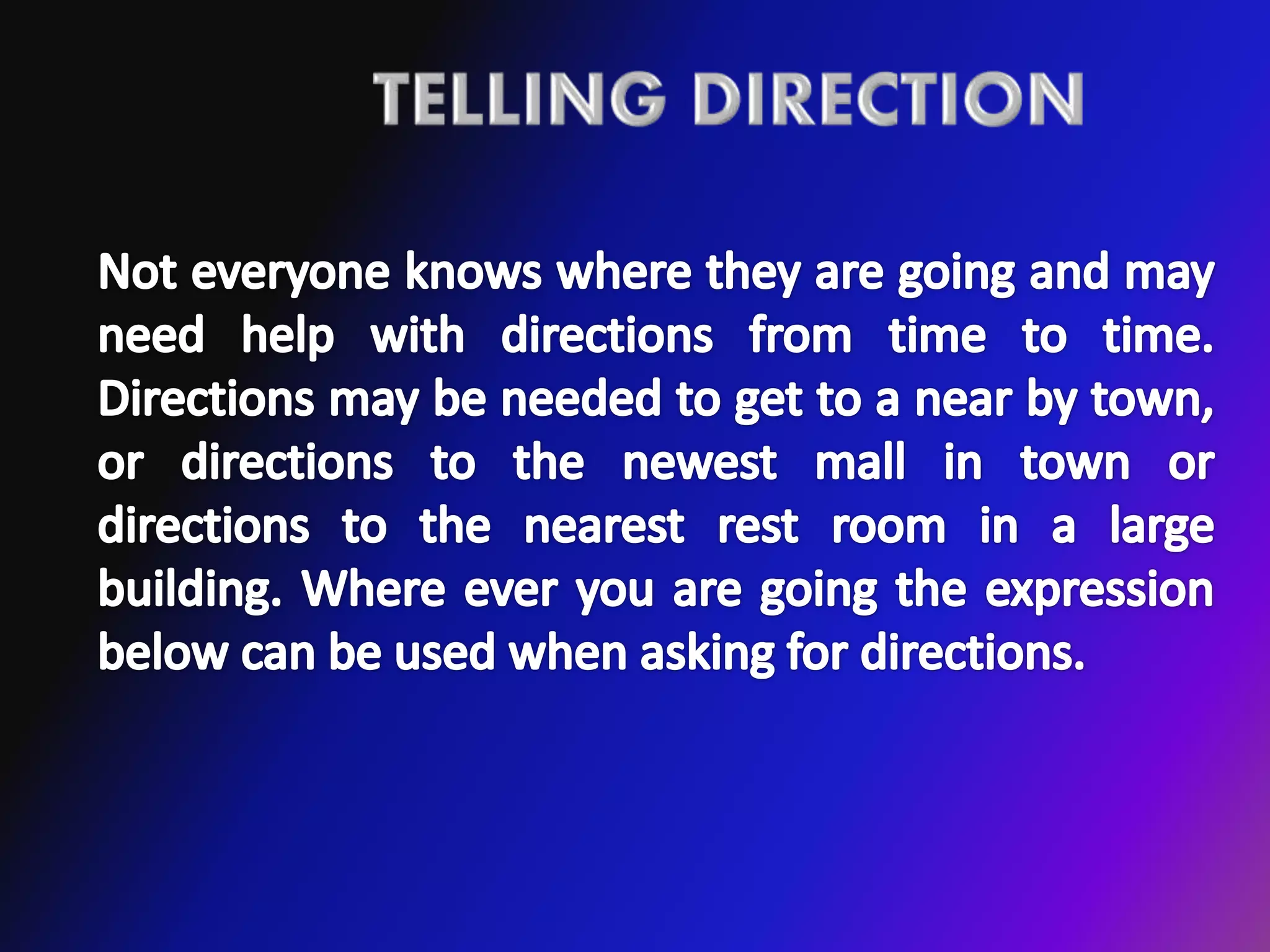 Telling direction | PPTX | Baseball | Sports