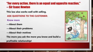 Telling is not selling | PPTX