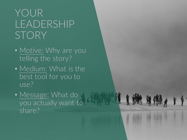 Telling Leadership Stories - NCLC, Feb. 2016 | PDF