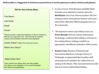 Telling our library stories | PPTX