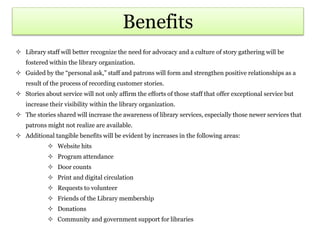 Telling our library stories | PPTX