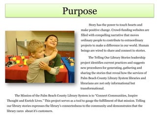 Telling our library stories | PPTX