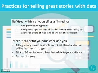 Telling stories with data slideshare | PPT