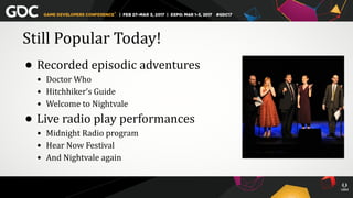 Telling Story Through Sound: Building an Interactive "Radio Play" | PDF ...