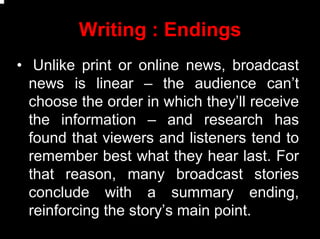 Telling the story | PPT