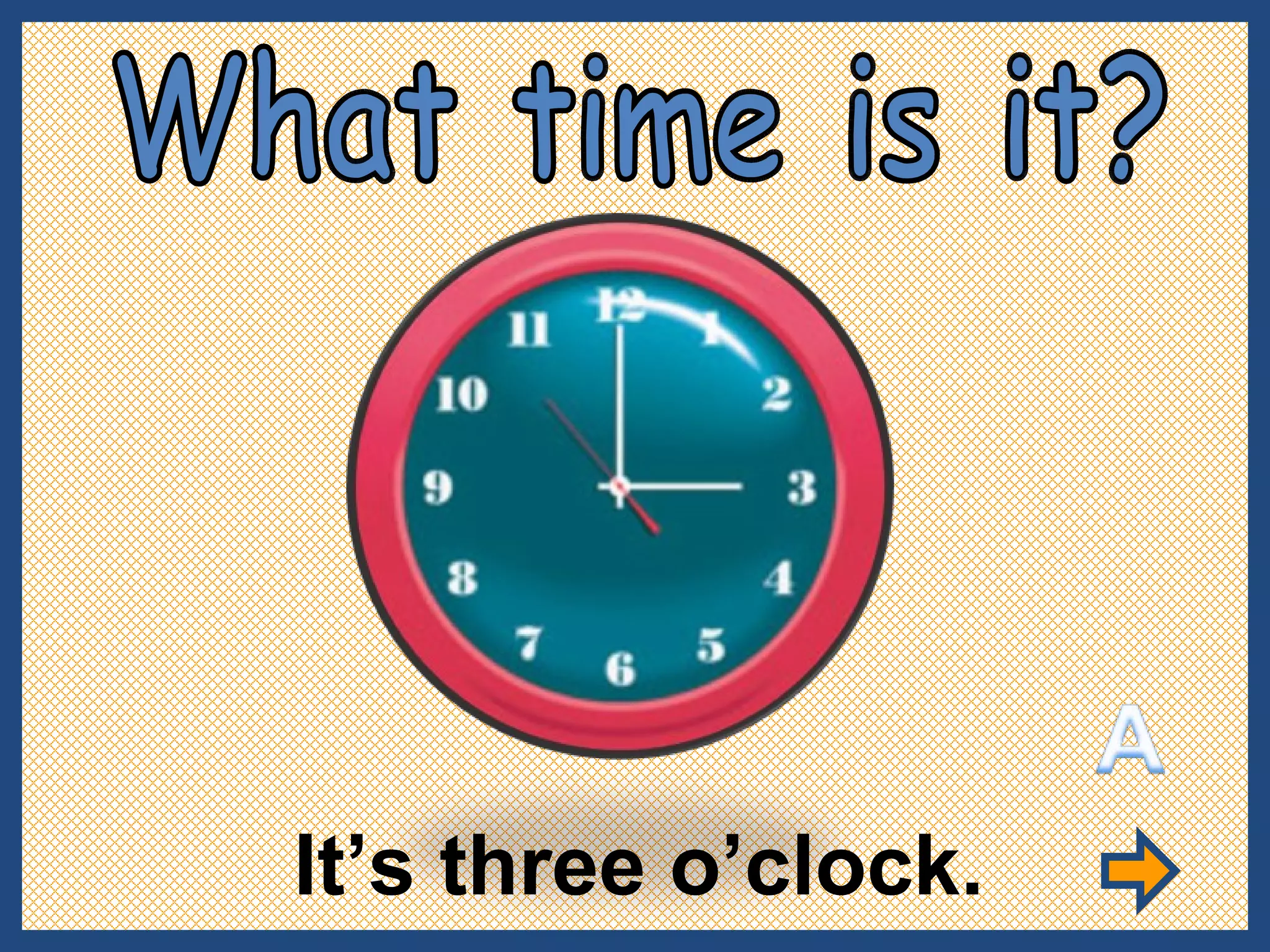 Telling the time | PPS