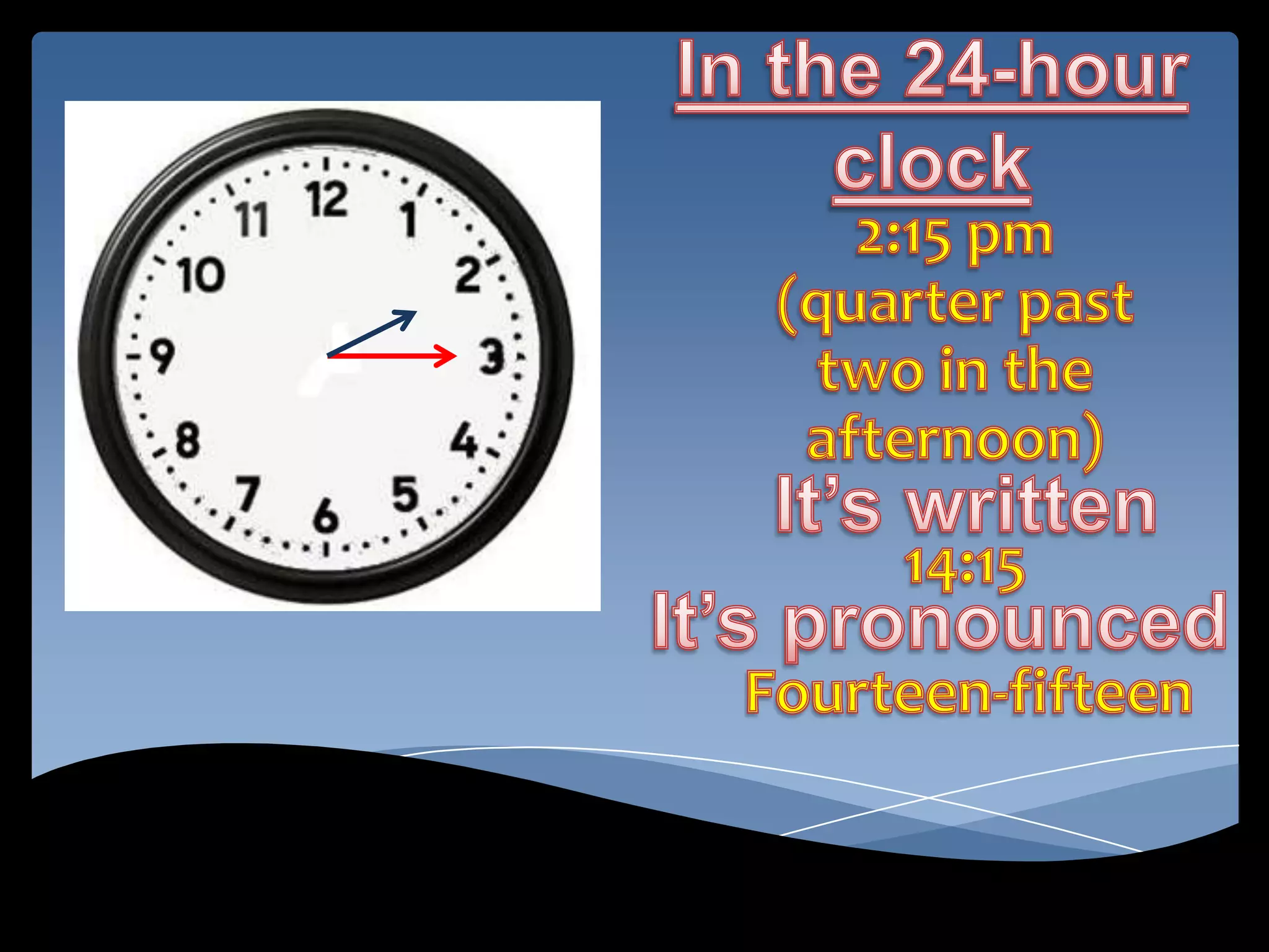Telling the time | PPT