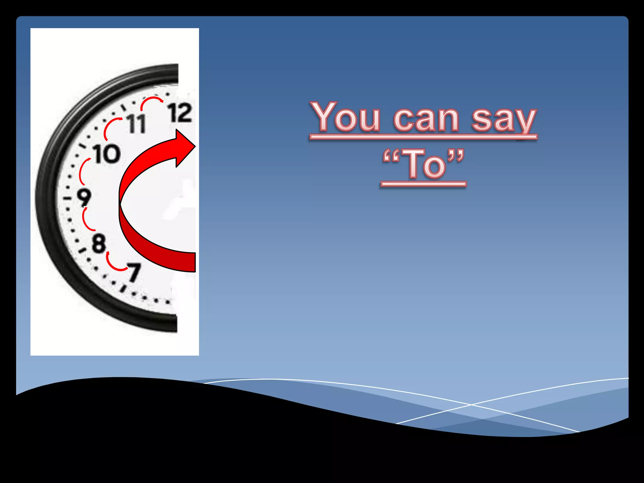 Telling the time | PPT