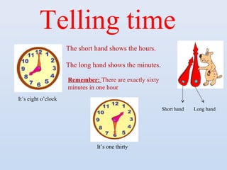 Telling the time | PPT