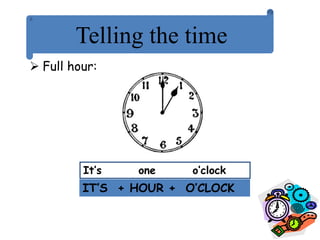 Telling the time.ppt