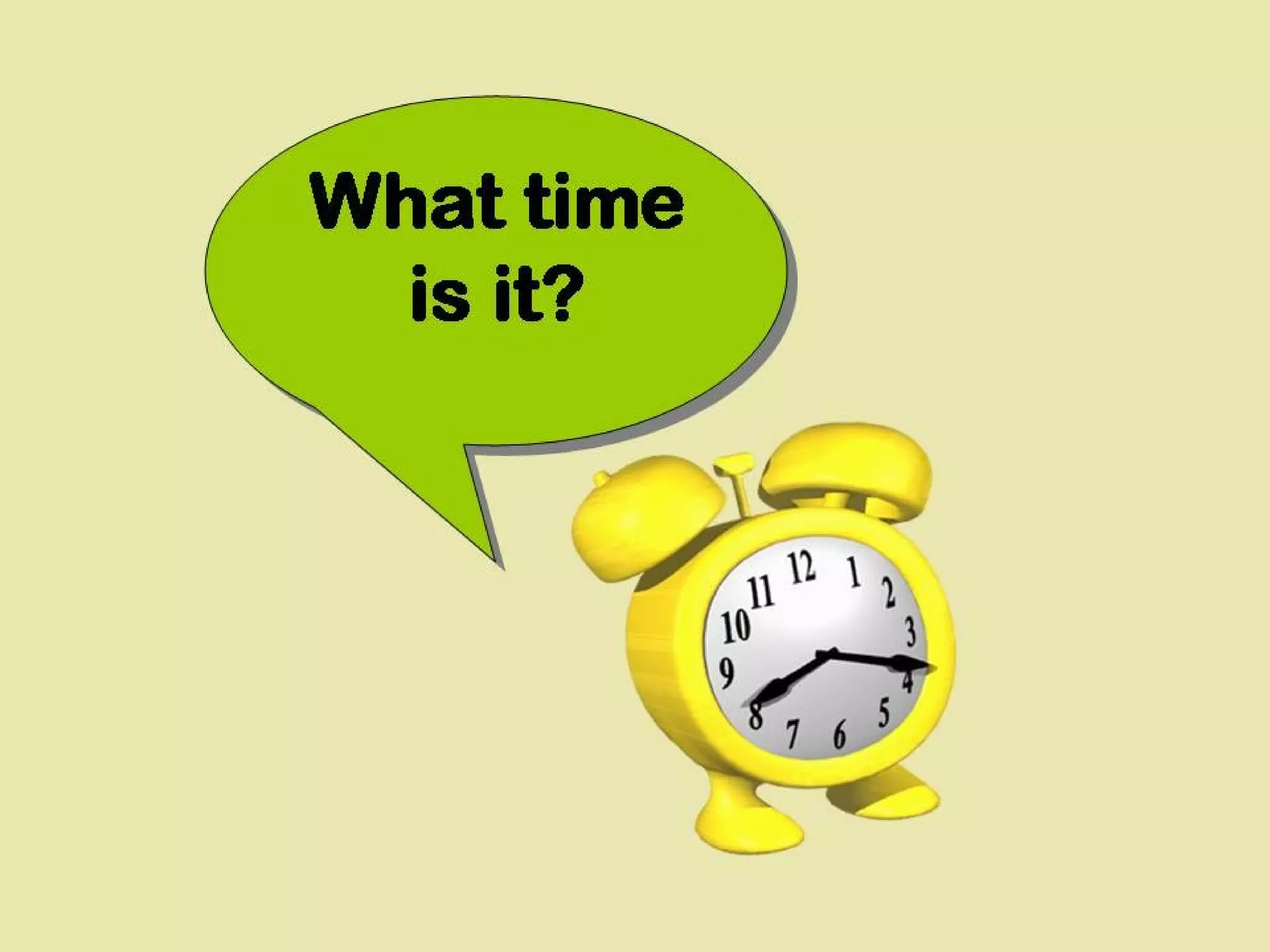 Telling the time ppt | PPS