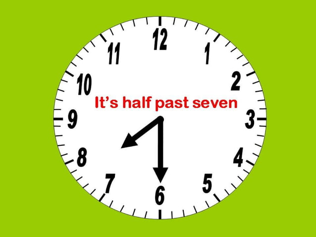 Telling the time ppt | PPS