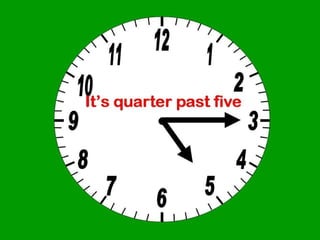 Telling the time ppt | PPS