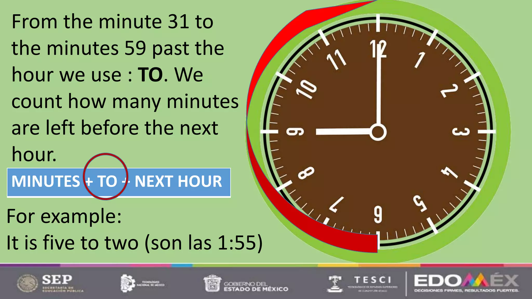 Telling the time good | PPTX