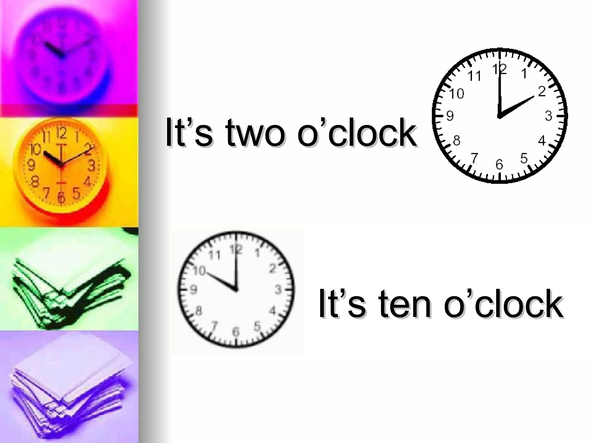 Telling the time power point | PPT