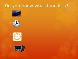 Telling time | PPTX