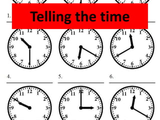 Telling time | PPTX