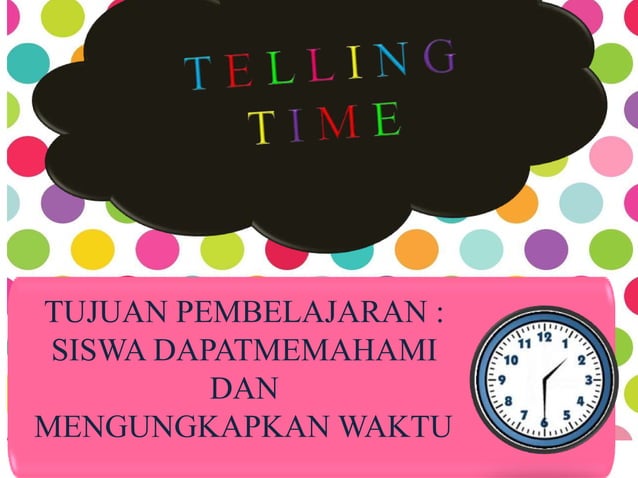 This materi about telling time and how to say it.pptx