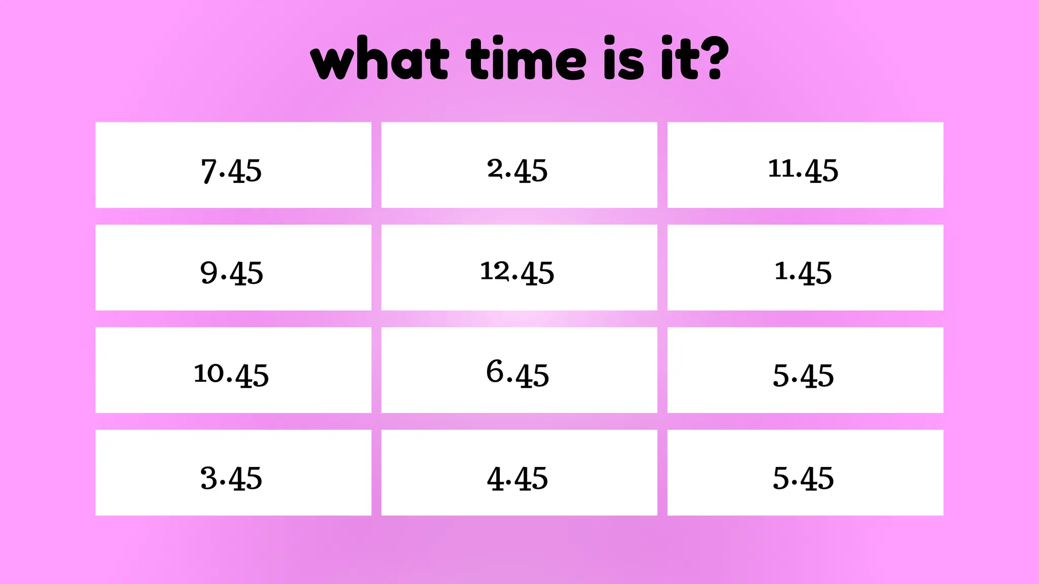 TELLING TIMe mengenal waktu dalam bahasa inggris | PPT