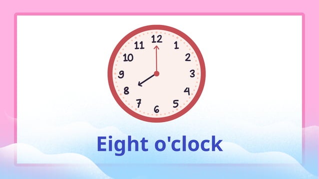 Telling Time: How to Tell the Time in English | PPTX