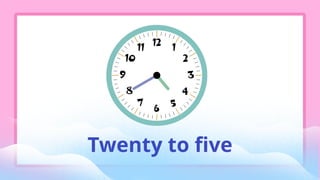 Telling Time: How to Tell the Time in English | PPTX