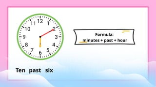 Telling Time: How to Tell the Time in English | PPTX