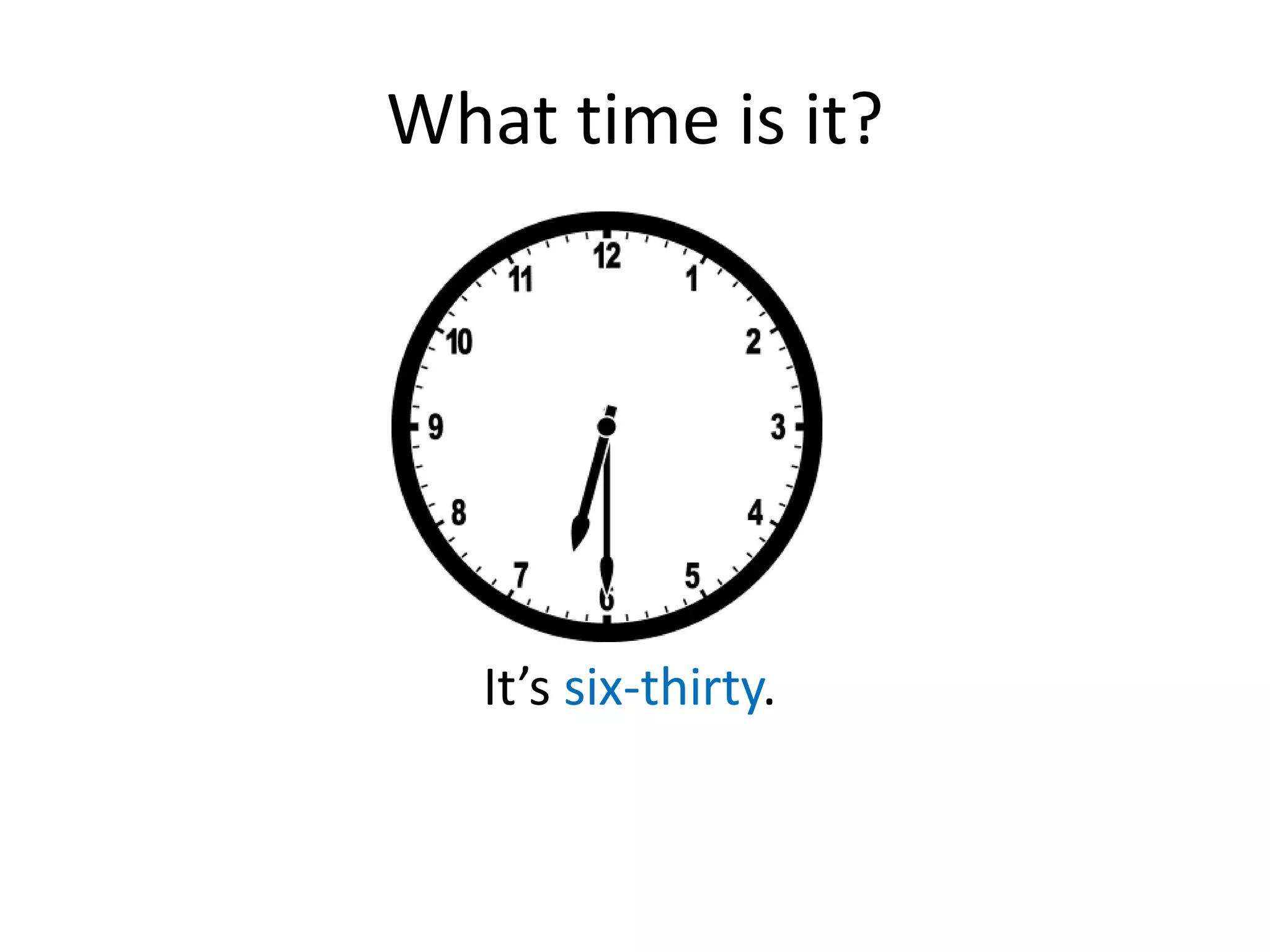 Telling time - ESL game | PPTX