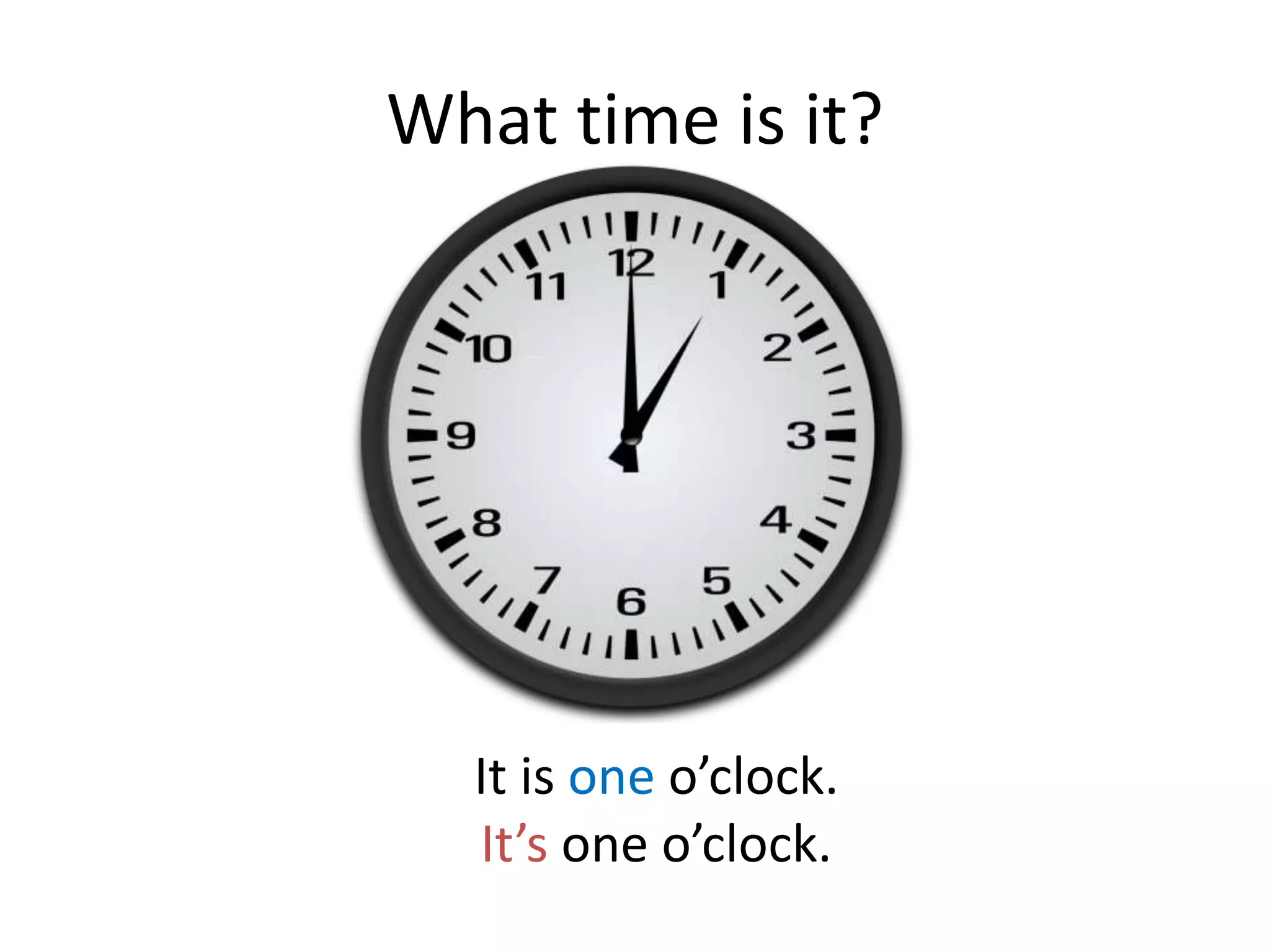 Telling time - ESL game | PPTX