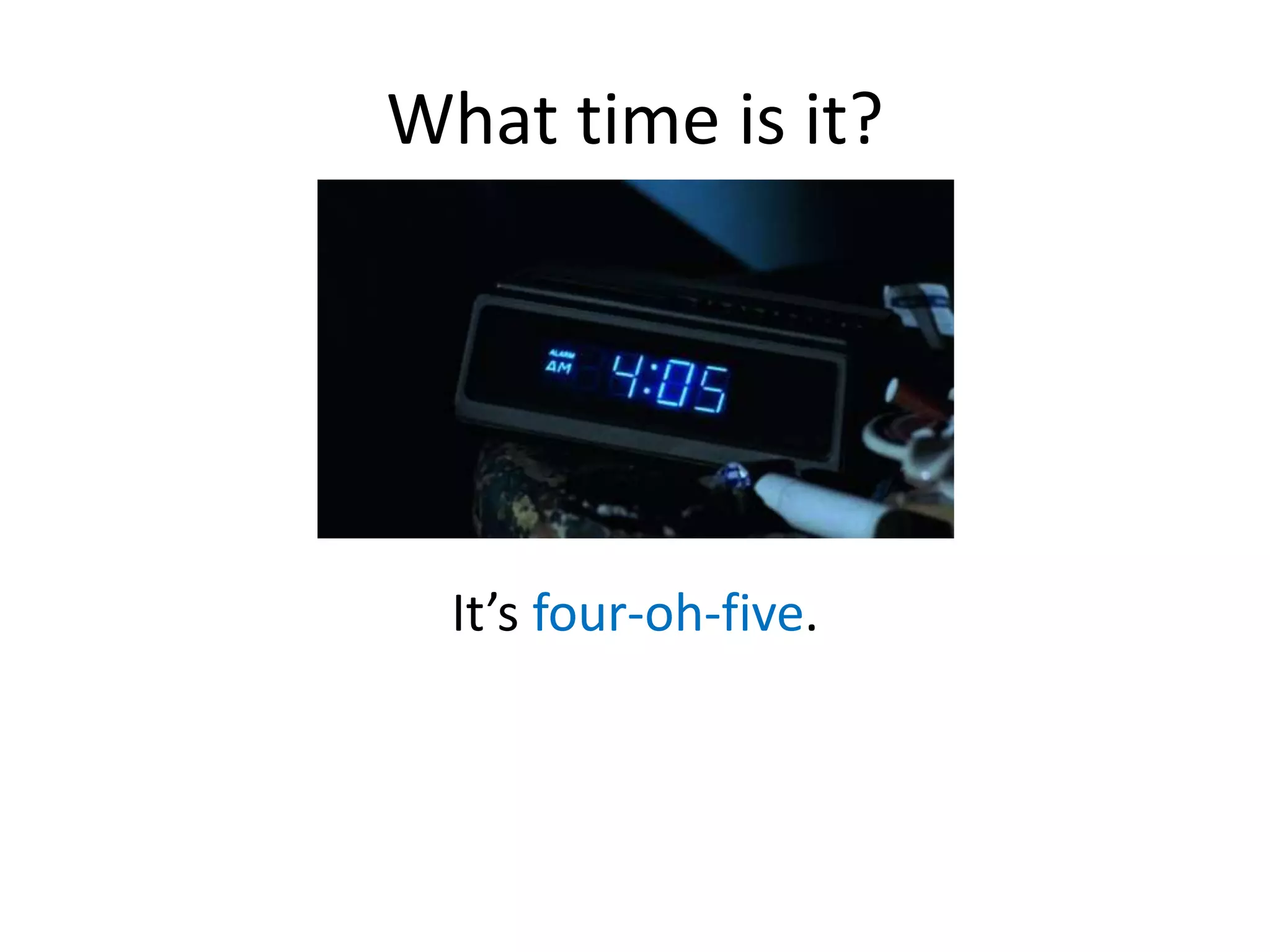 Telling time - ESL game | PPTX